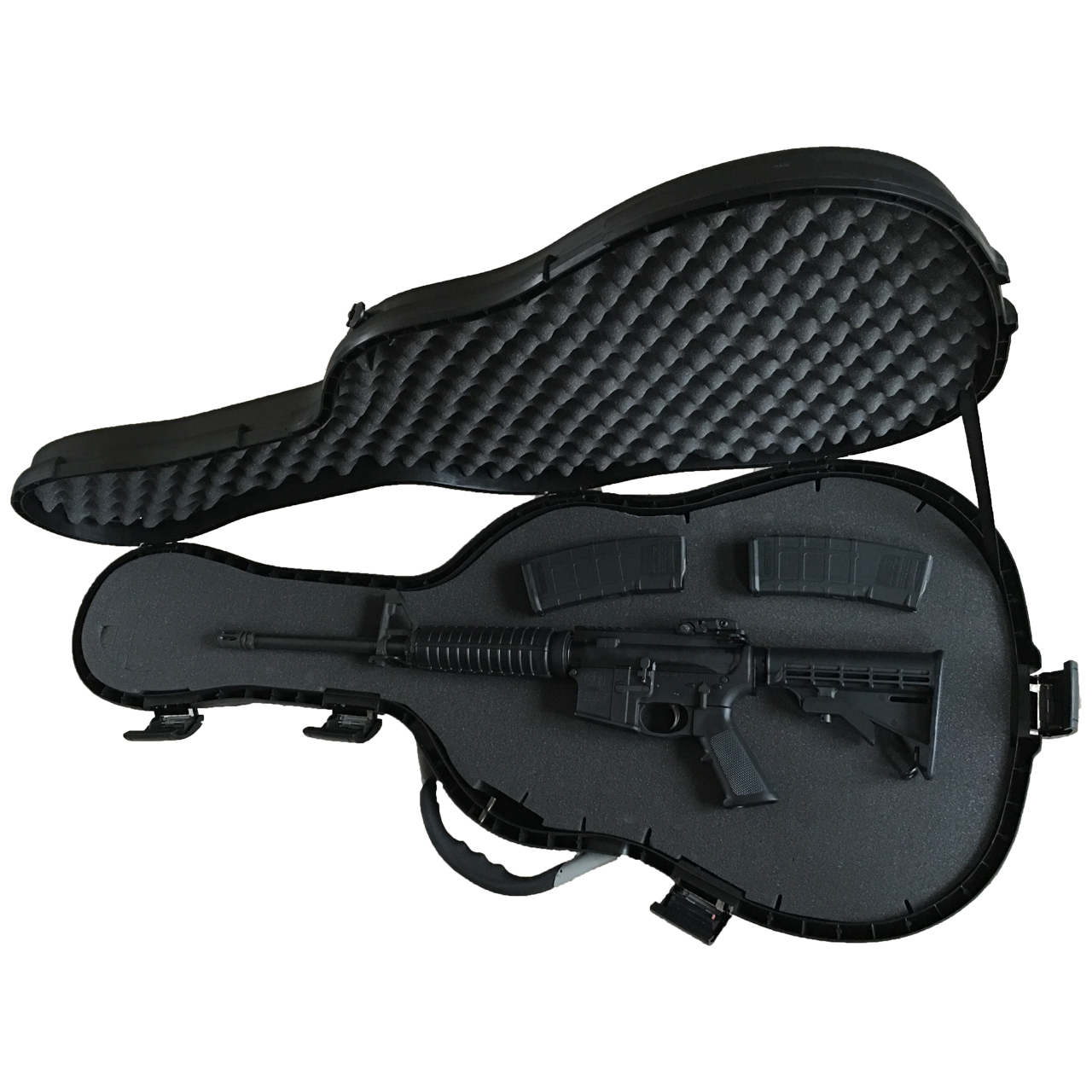 guitar machine gun case - MyConfinedSpace