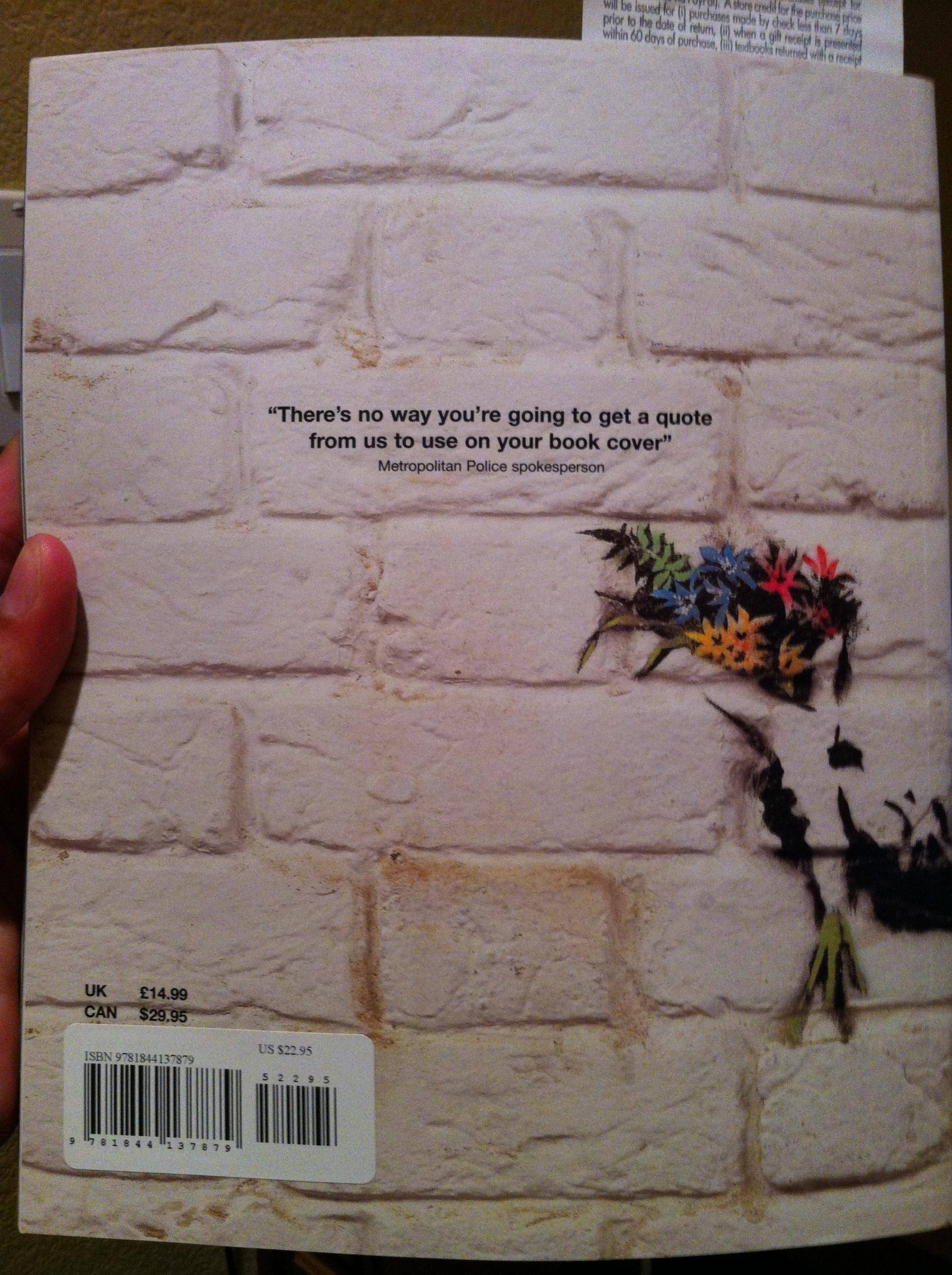 Police Quote on Book - MyConfinedSpace