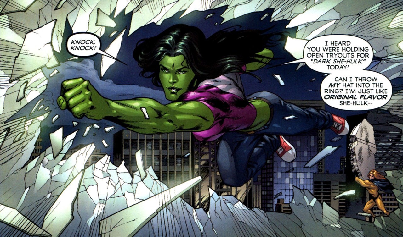 She Hulk KNOCK KNOCK - MyConfinedSpace