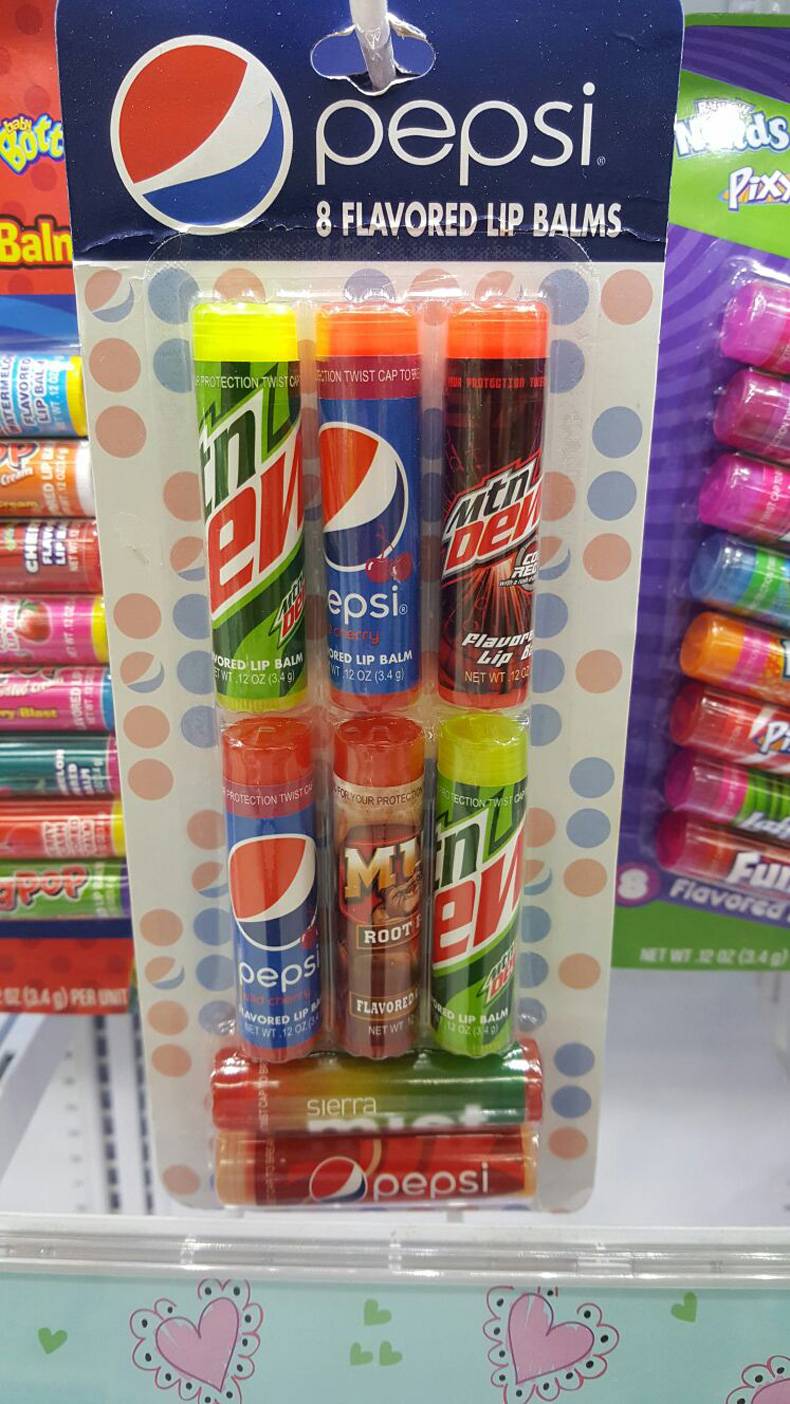pepsi lip balms - MyConfinedSpace