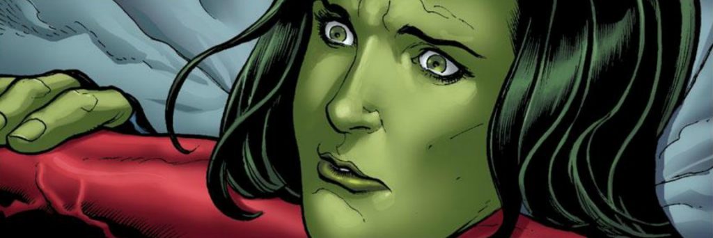 she hulk realizes how angry red hulk is - MyConfinedSpace
