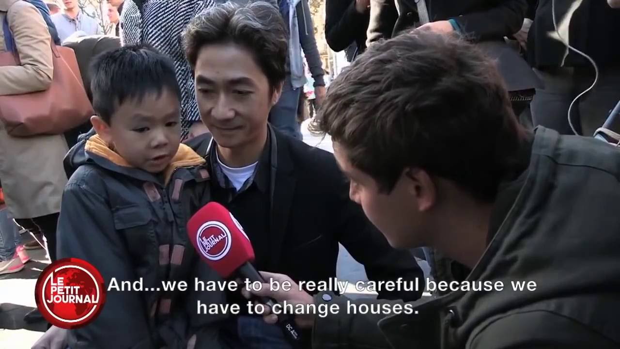 French kid and his father interviewed after Paris attack - MyConfinedSpace