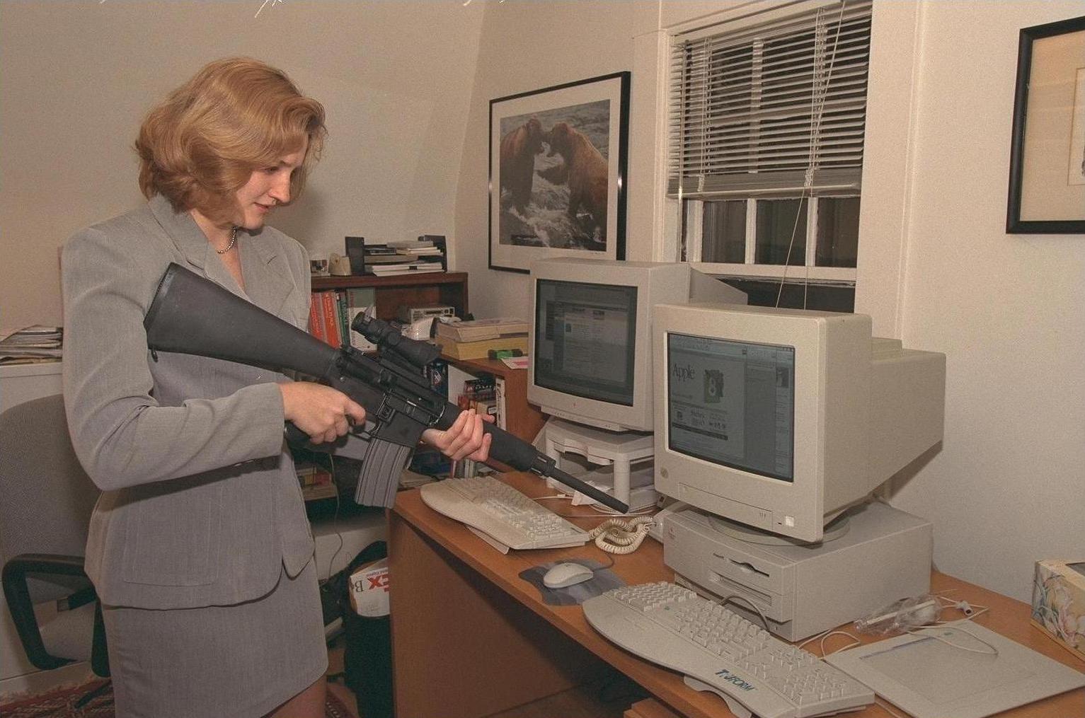 classical computer security woman - MyConfinedSpace