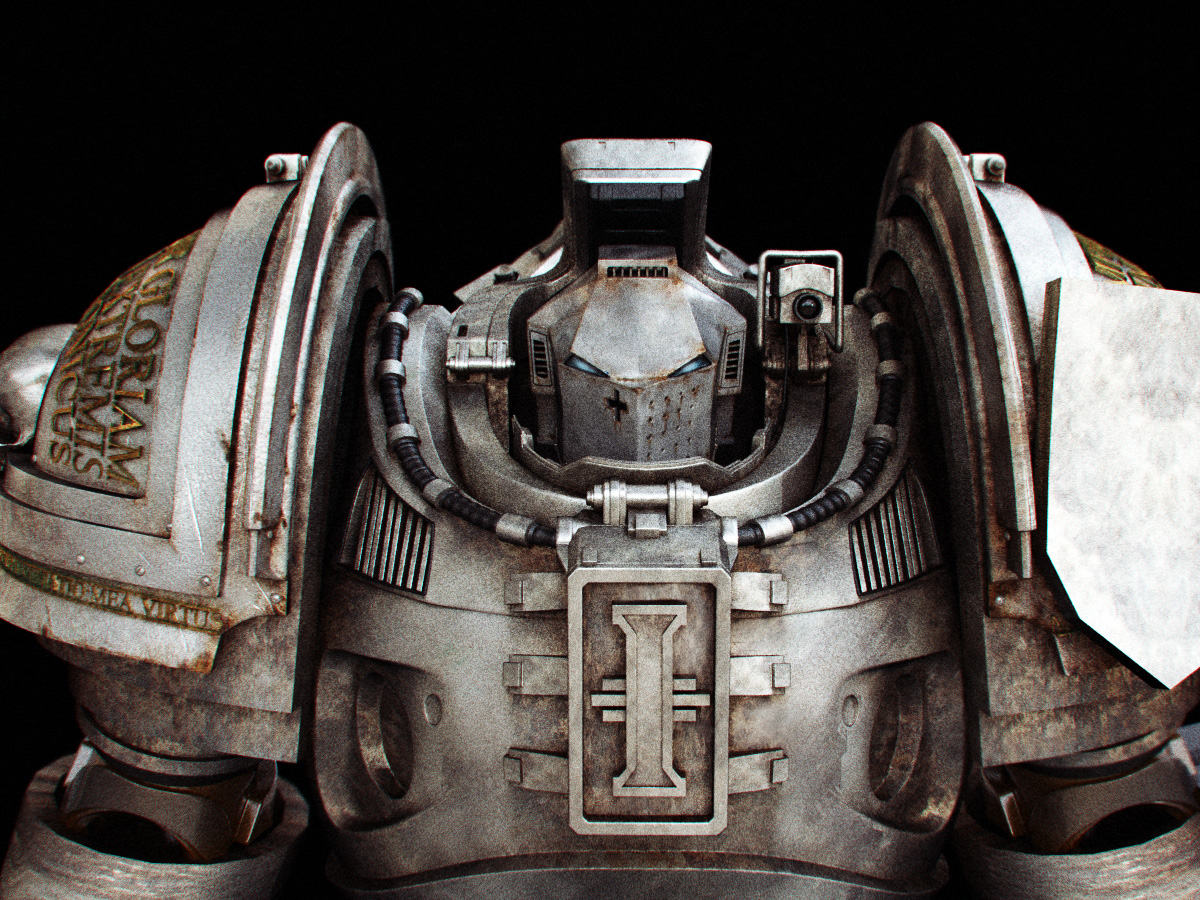 Warhammer 40k Space Marine Close Up - MyConfinedSpace