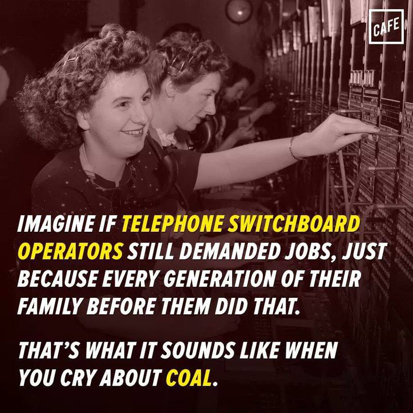 Imagine if telephone switchboard operators demanded jobs - MyConfinedSpace