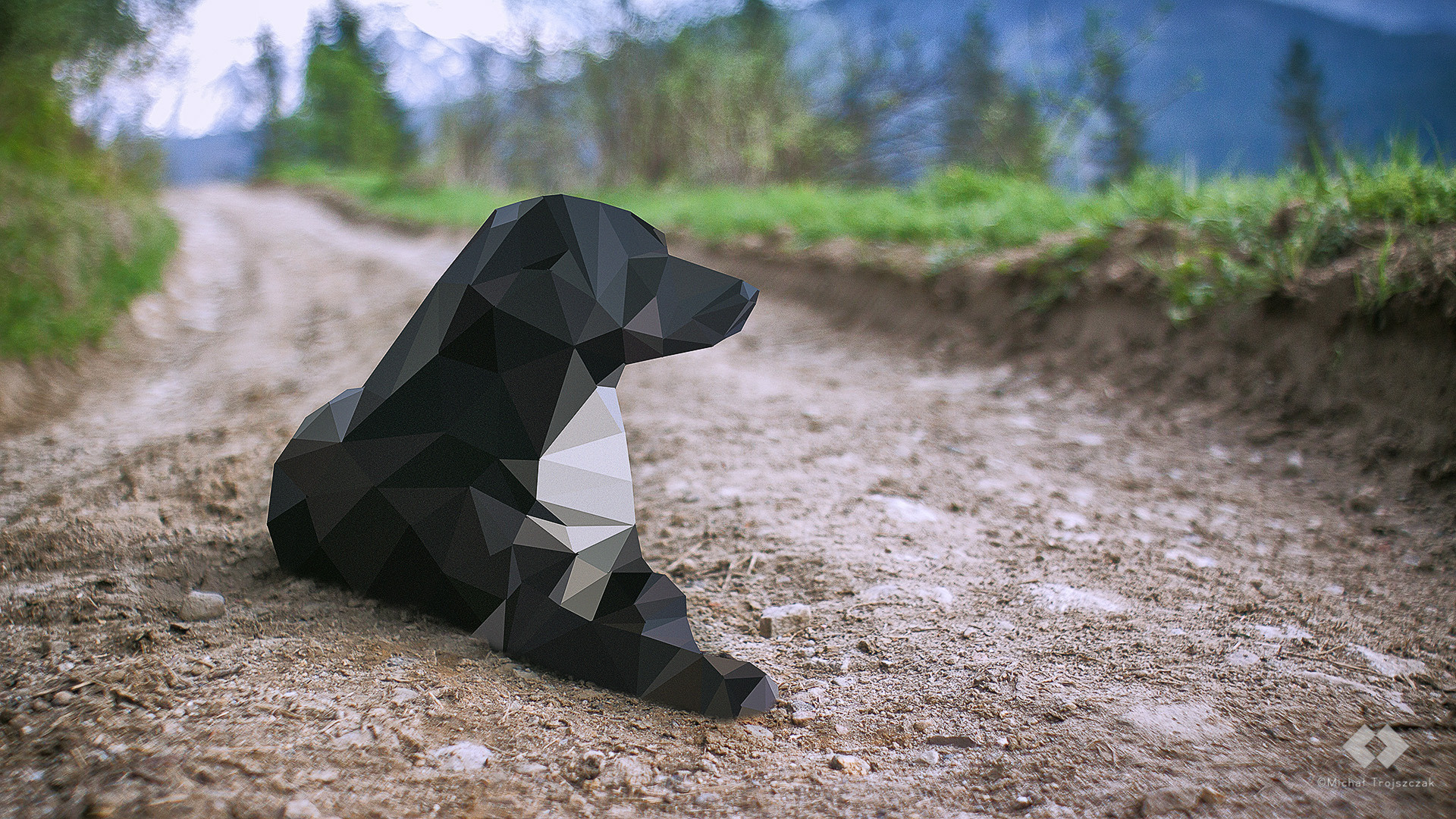 Low Poly Dog - MyConfinedSpace