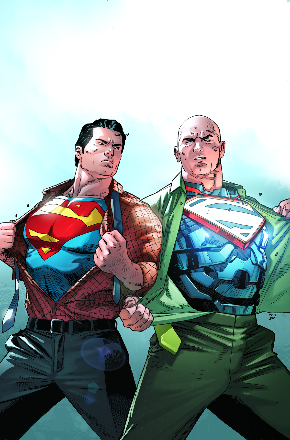 Superman vs Super Lex from Action Comics 967 - MyConfinedSpace