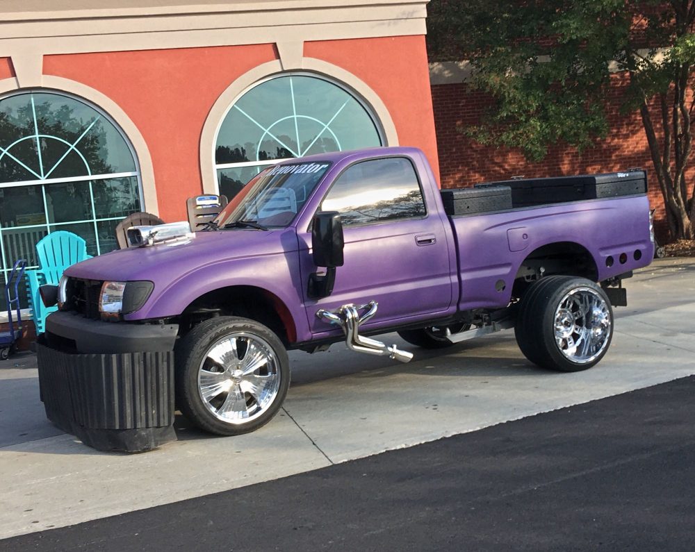purple monster truck - MyConfinedSpace