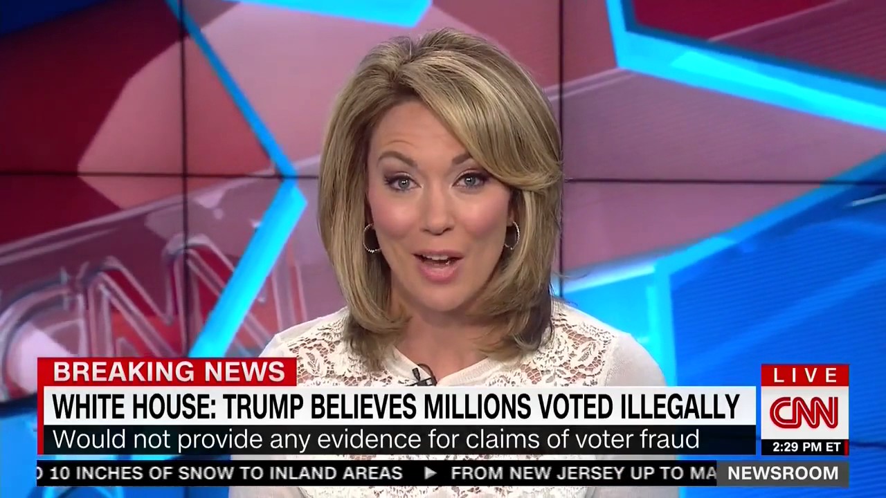 Brooke Baldwin Reacts to Spicer Saying Trump Believes Millions Voted ...
