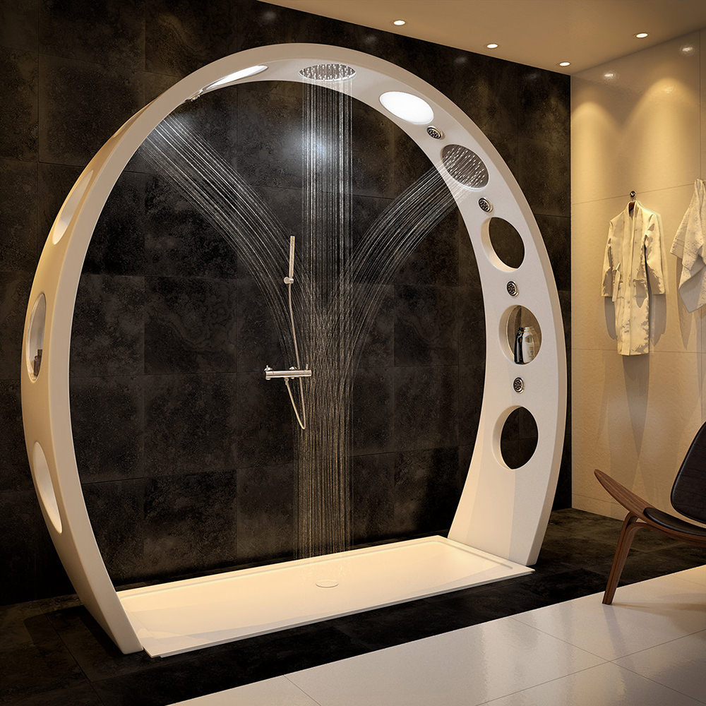 Arch Shower - MyConfinedSpace