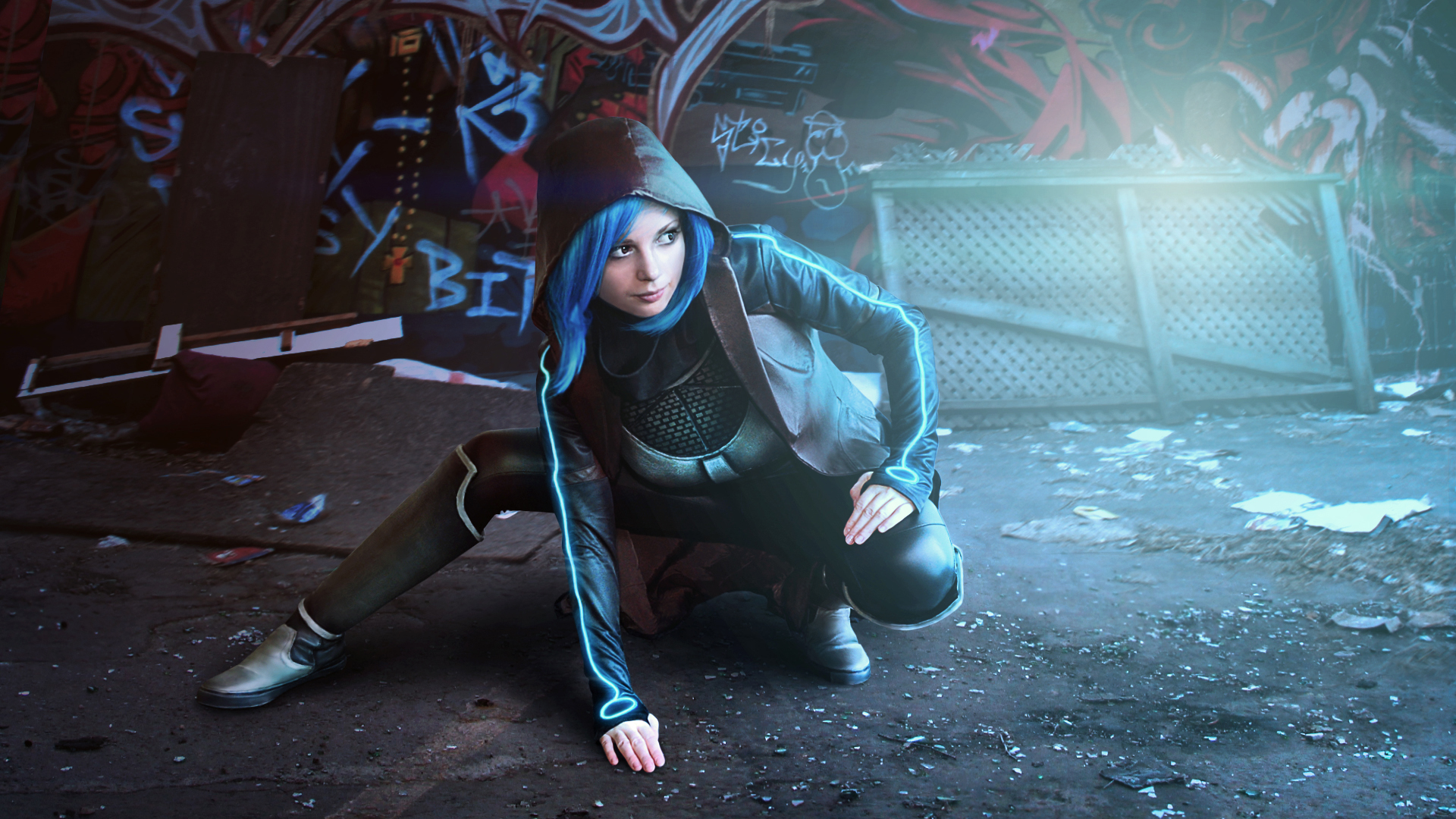 Blue Crouch - MyConfinedSpace