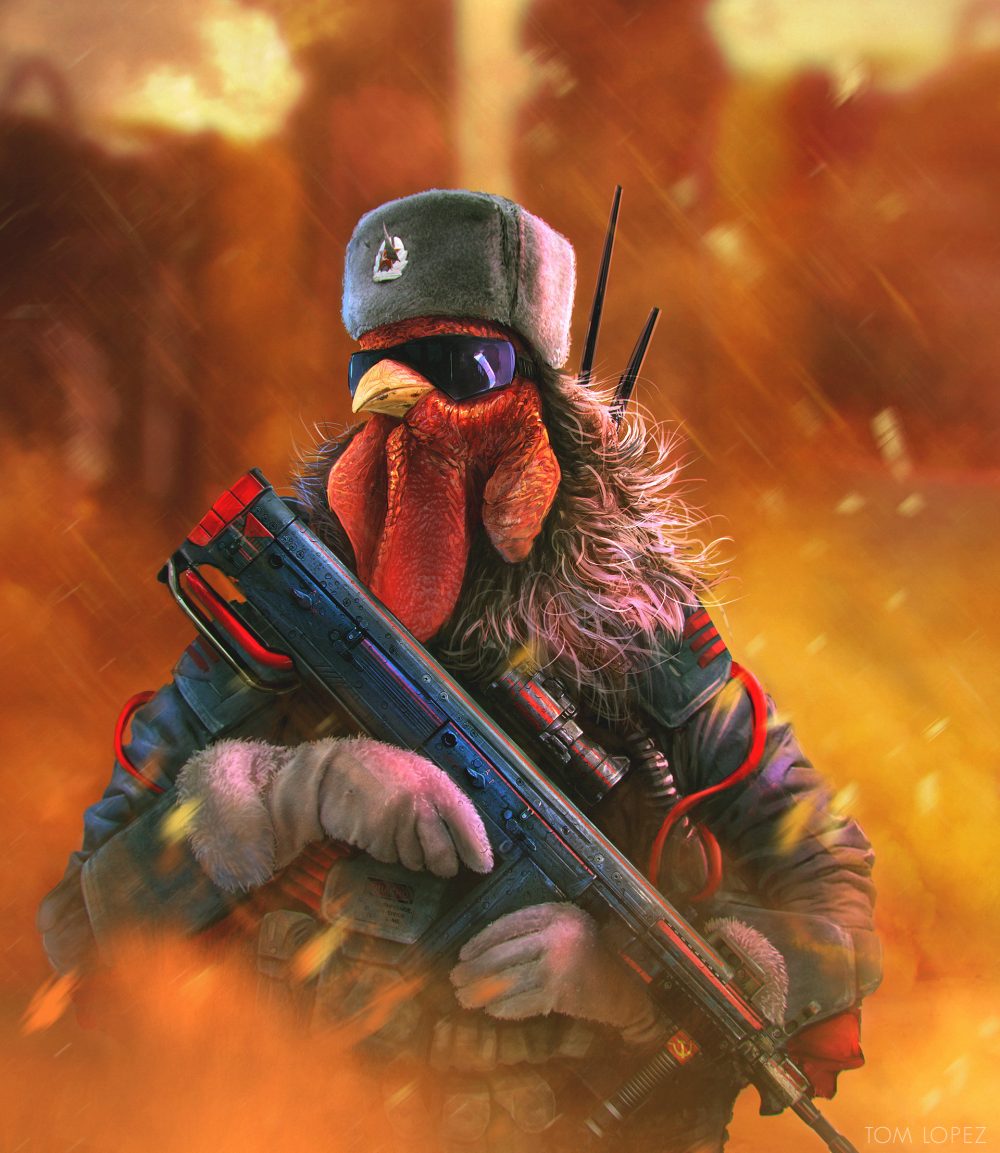 military chicken - MyConfinedSpace