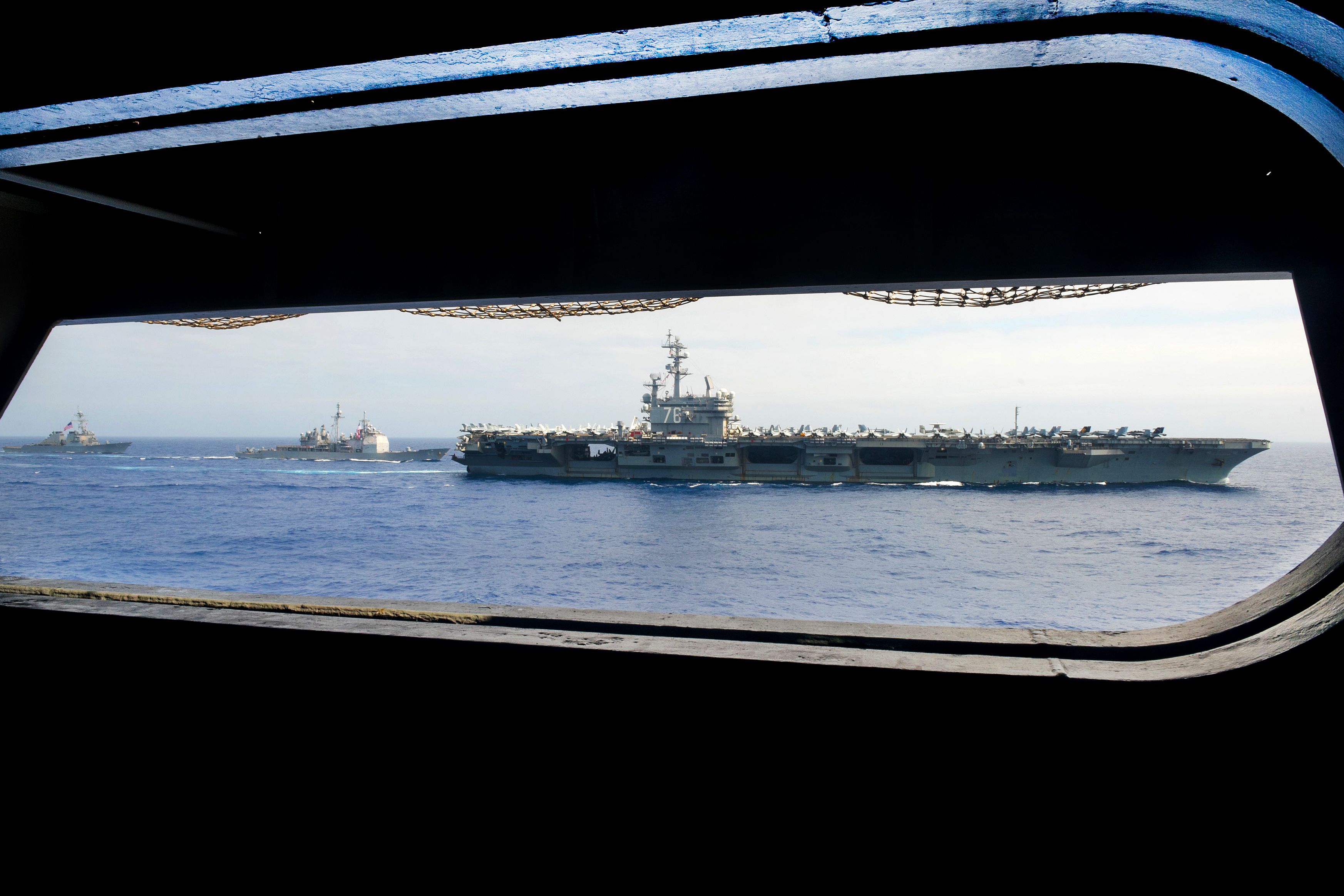 Carrier off the port bow - MyConfinedSpace MyConfinedSpace