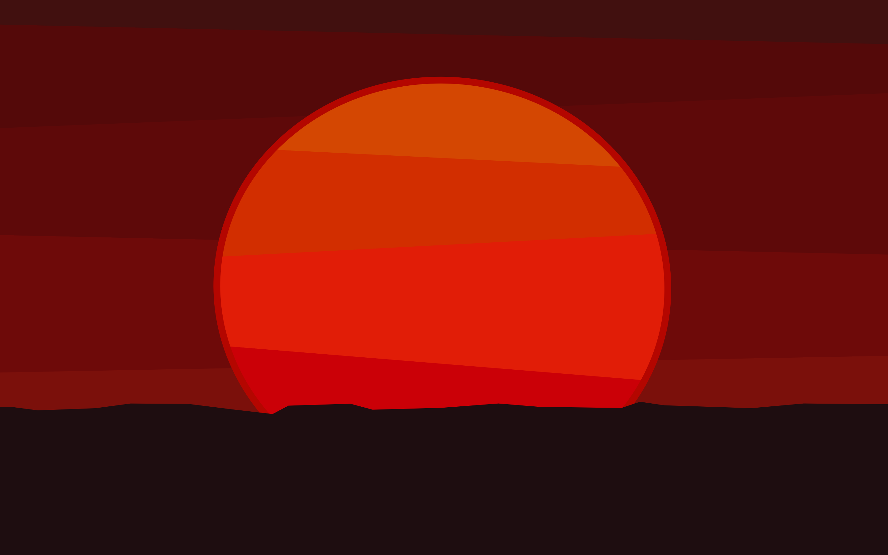 A Red Sun Sets - MyConfinedSpace