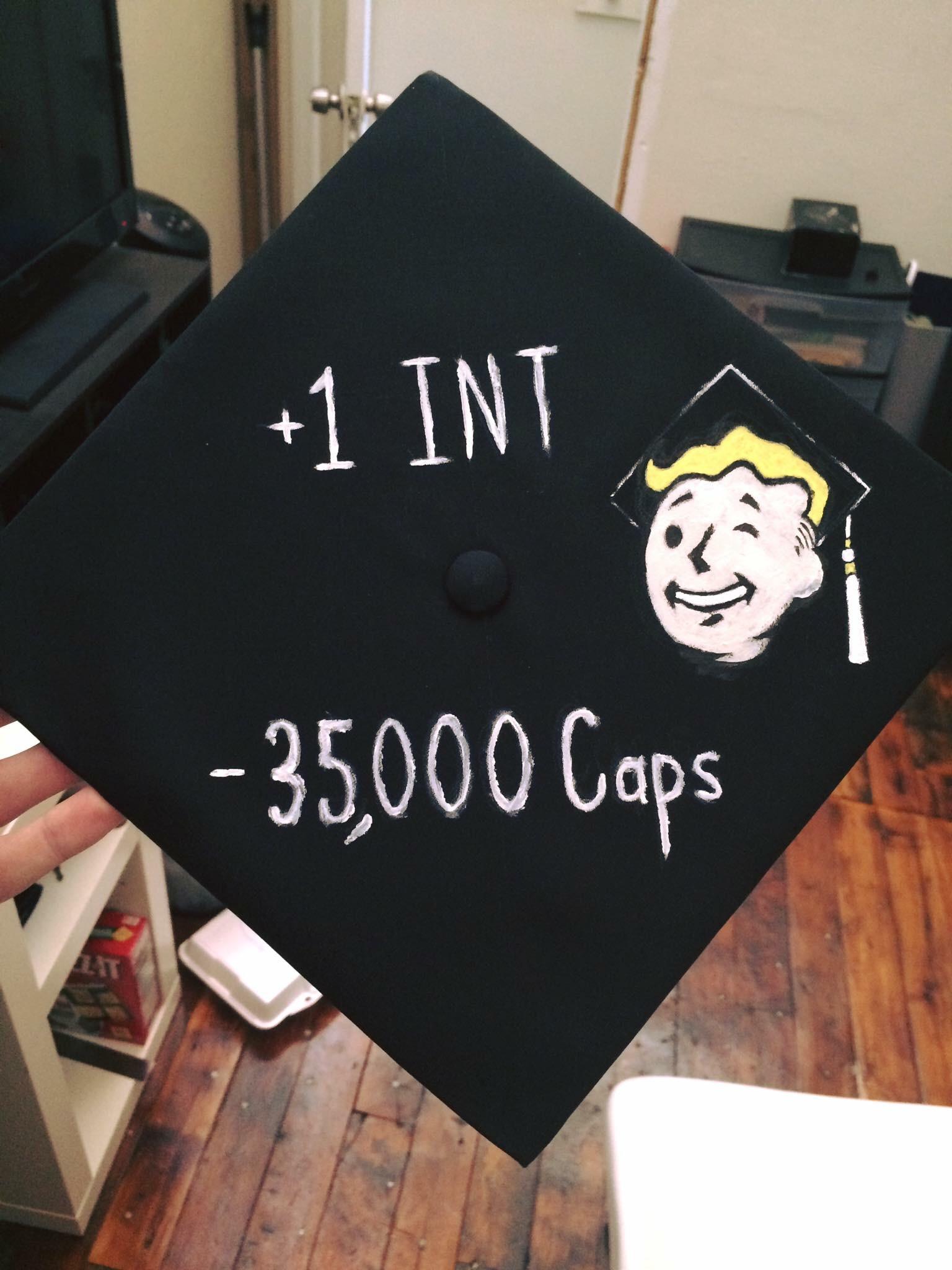 Fallout graduation cap - MyConfinedSpace