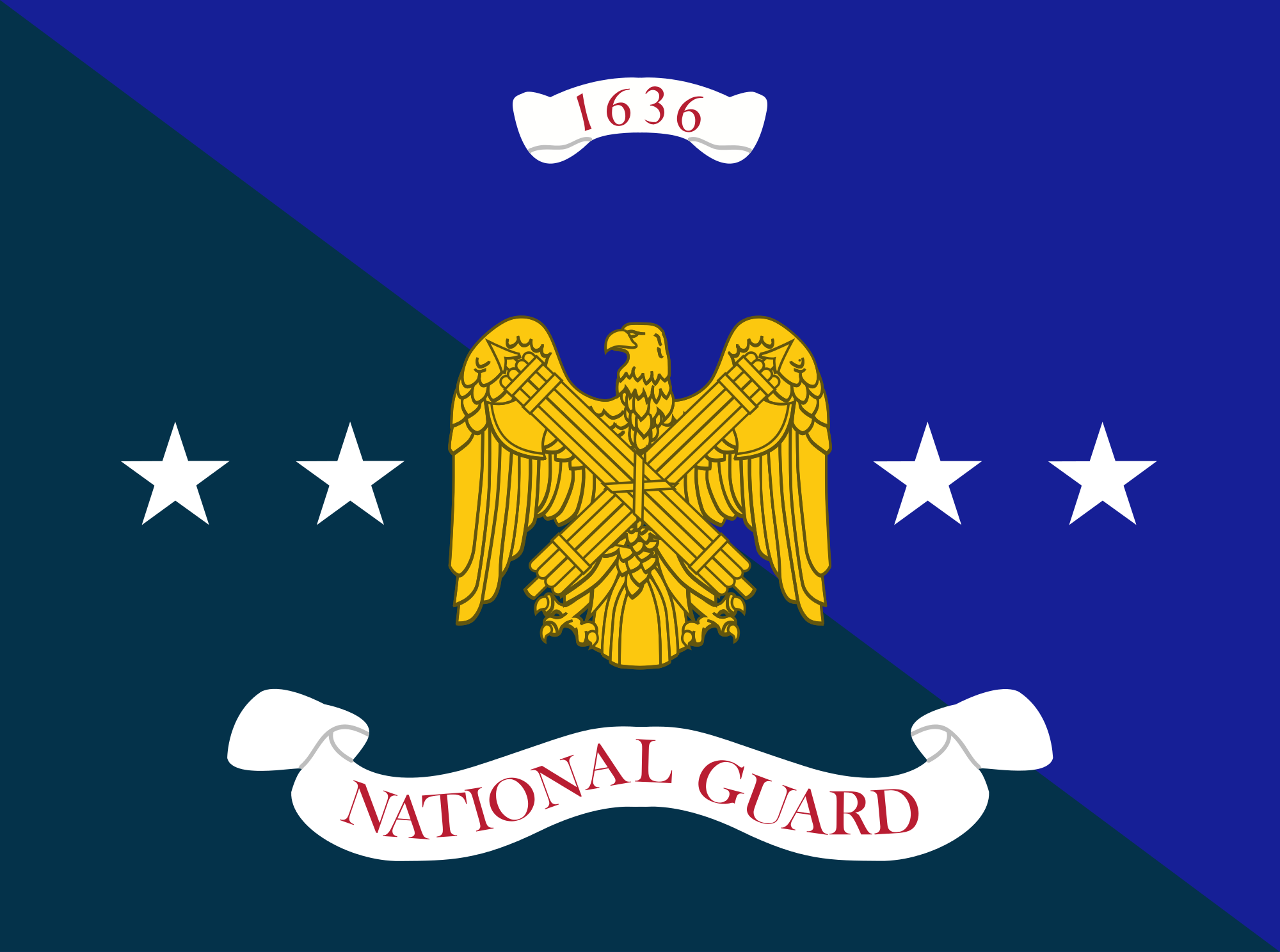 Flag of the United States National Guard - MyConfinedSpace