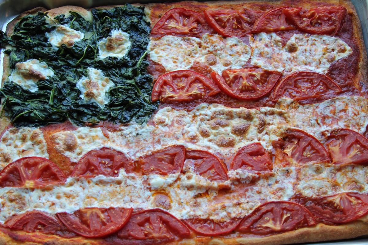American Flag Pizza - MyConfinedSpace