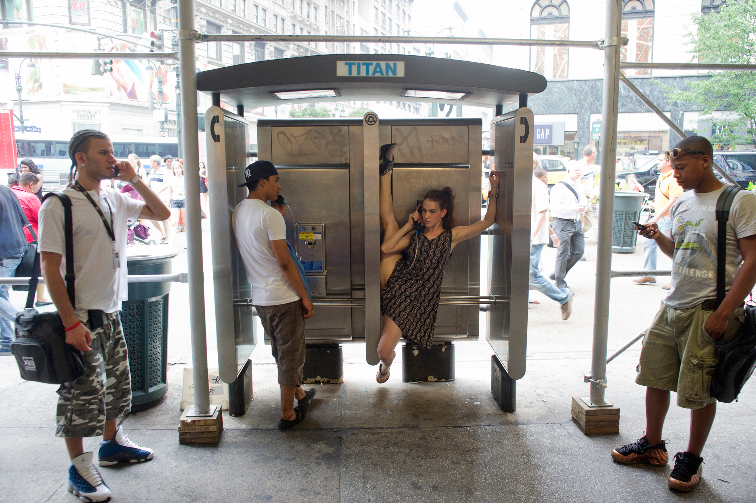 Dancer on the phone - MyConfinedSpace