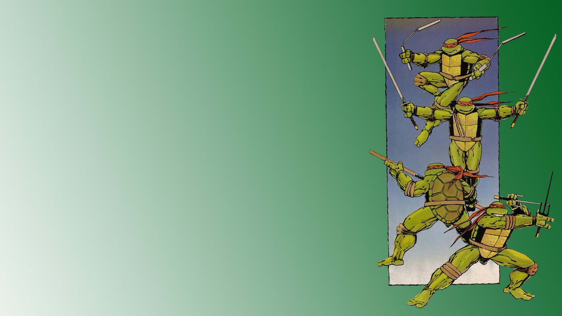 The TMNT all have the same color mask - MyConfinedSpace