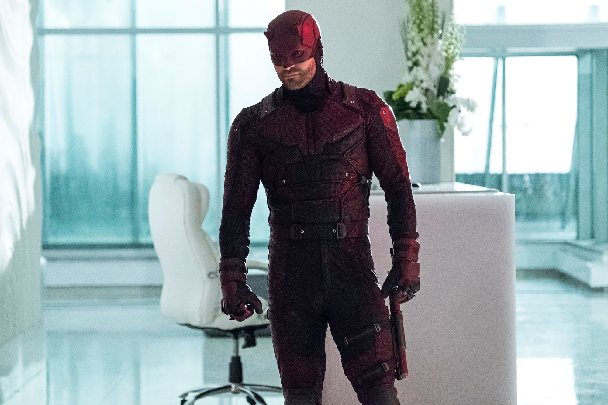 Daredevil in a clean office - MyConfinedSpace