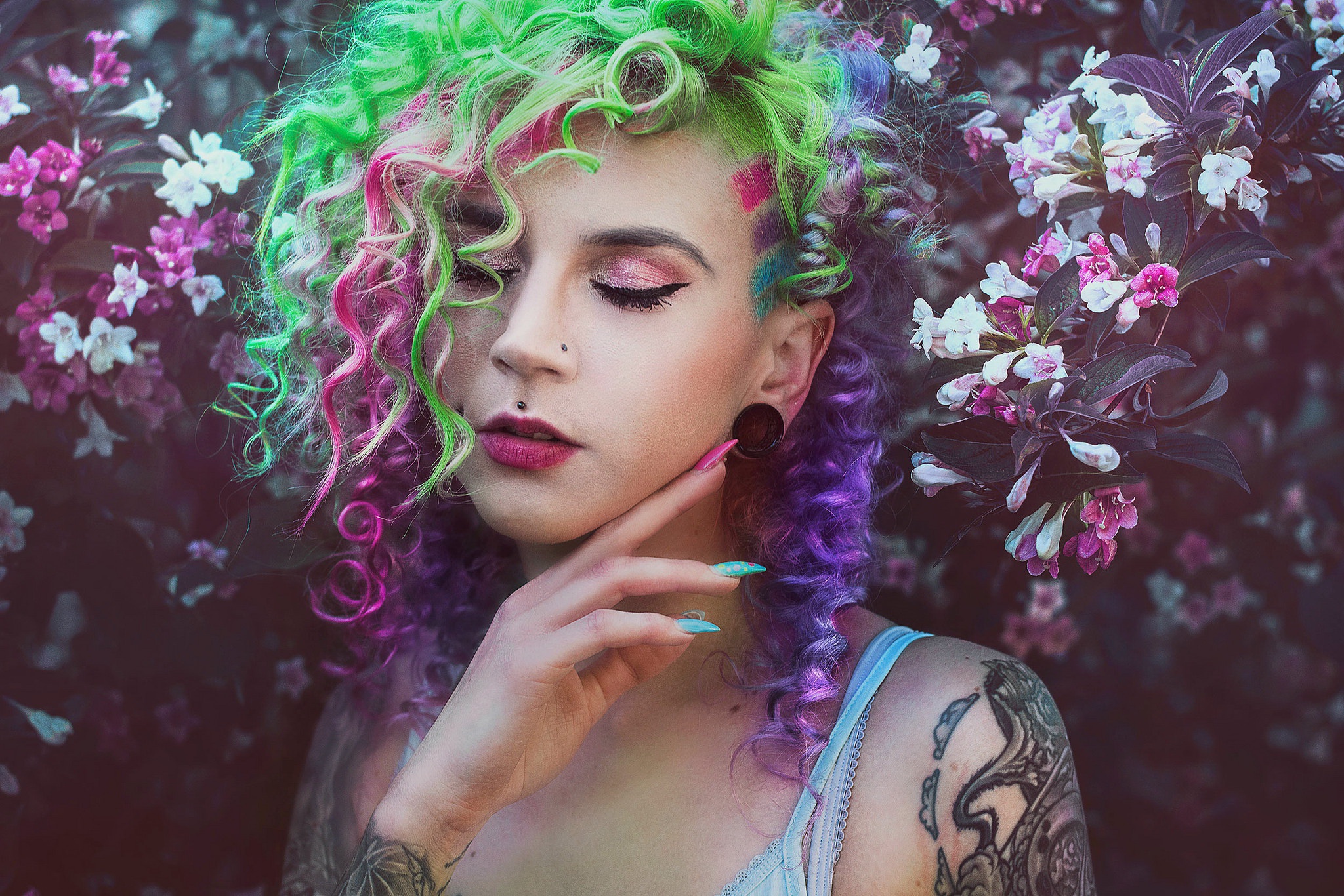 painted hair - MyConfinedSpace