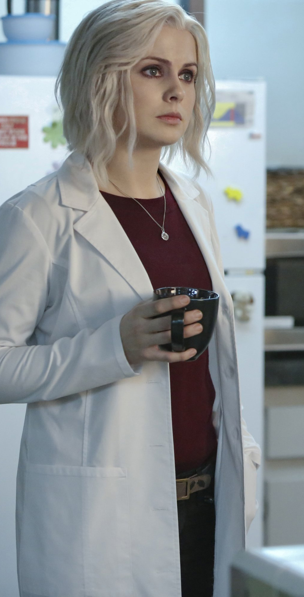 Rose McIver as a Zombie In Lab Coat - MyConfinedSpace