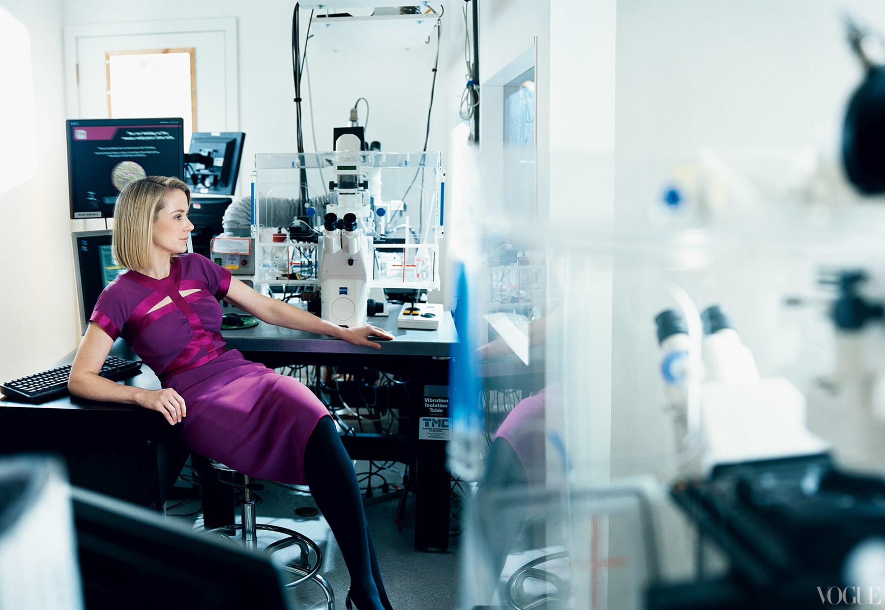 Marissa Mayer in Purple Dress - MyConfinedSpace