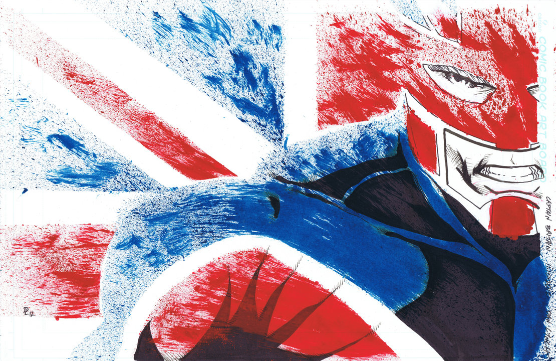 Captain Britain by Shadow Renderer - MyConfinedSpace