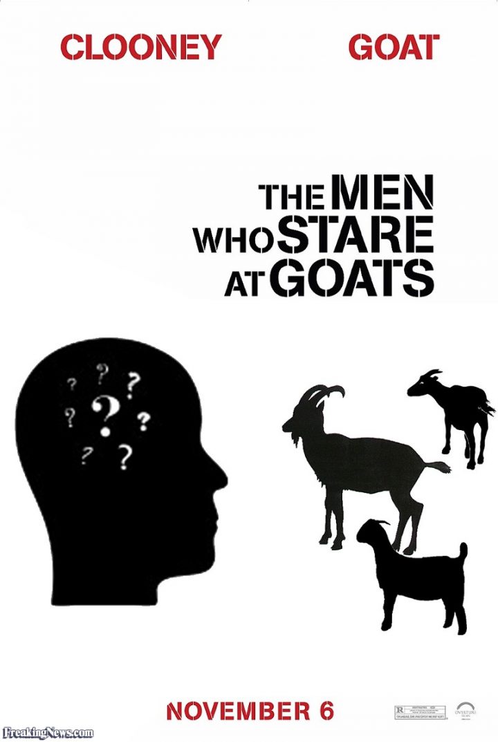 Men Who Stare At Goats movie poster - MyConfinedSpace