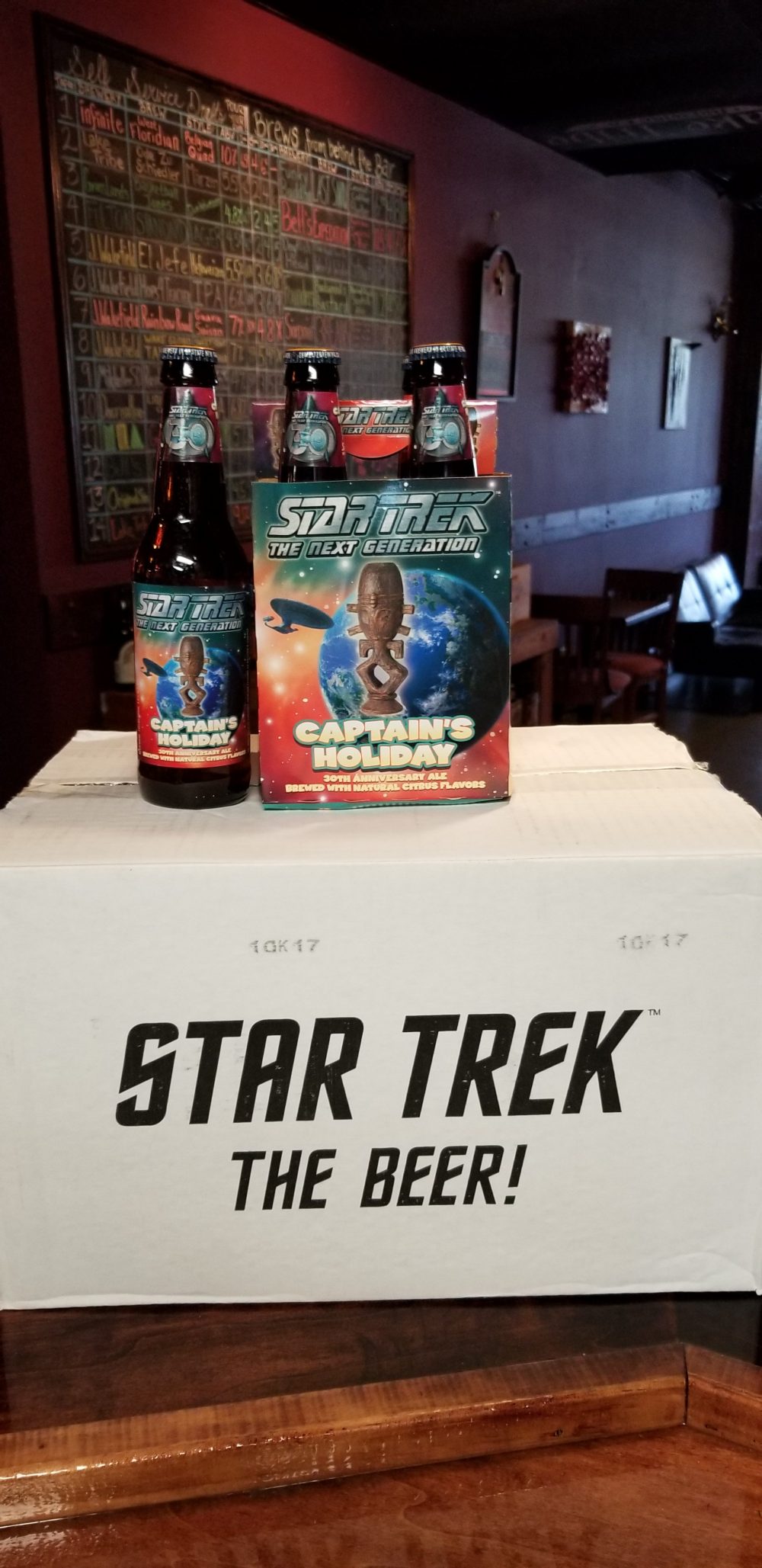 I bought Star Trek: The Beer: Captain’s Holiday! | MyConfinedSpace