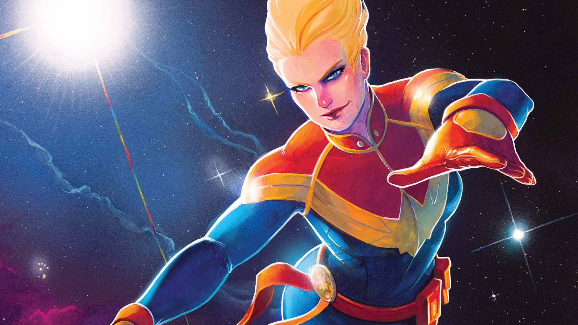 Captain Marvel In Space - MyConfinedSpace