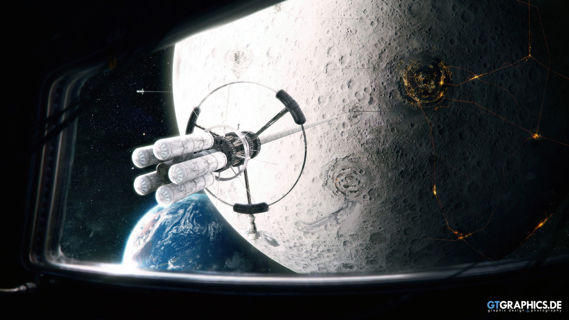 Space Elevator on Moon - MyConfinedSpace