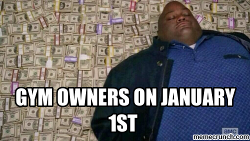 Gym Owners on January 1st - MyConfinedSpace