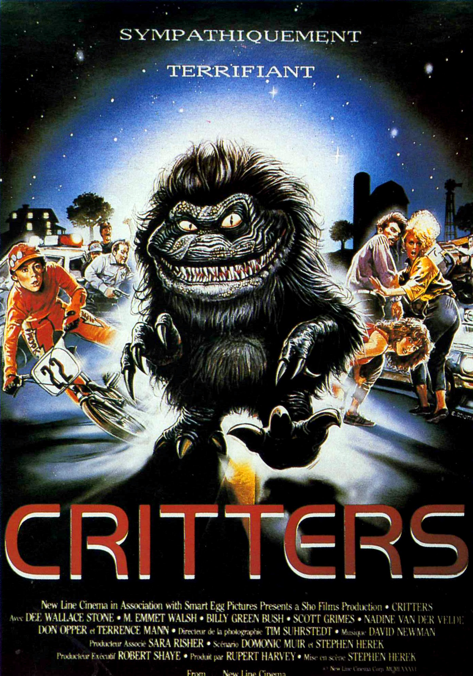 Critters Movie poster - sympathiquement terrifiant - MyConfinedSpace