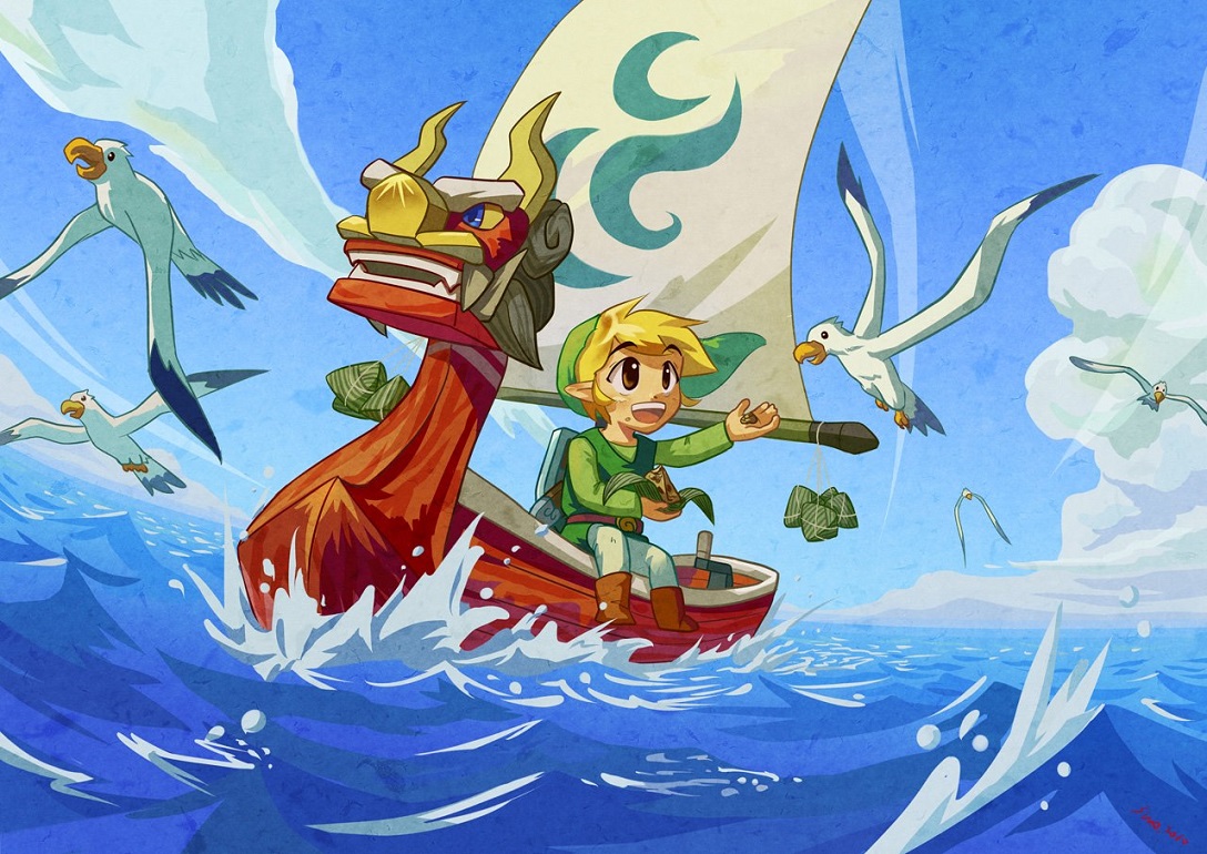 Wind Waker at Sea - MyConfinedSpace