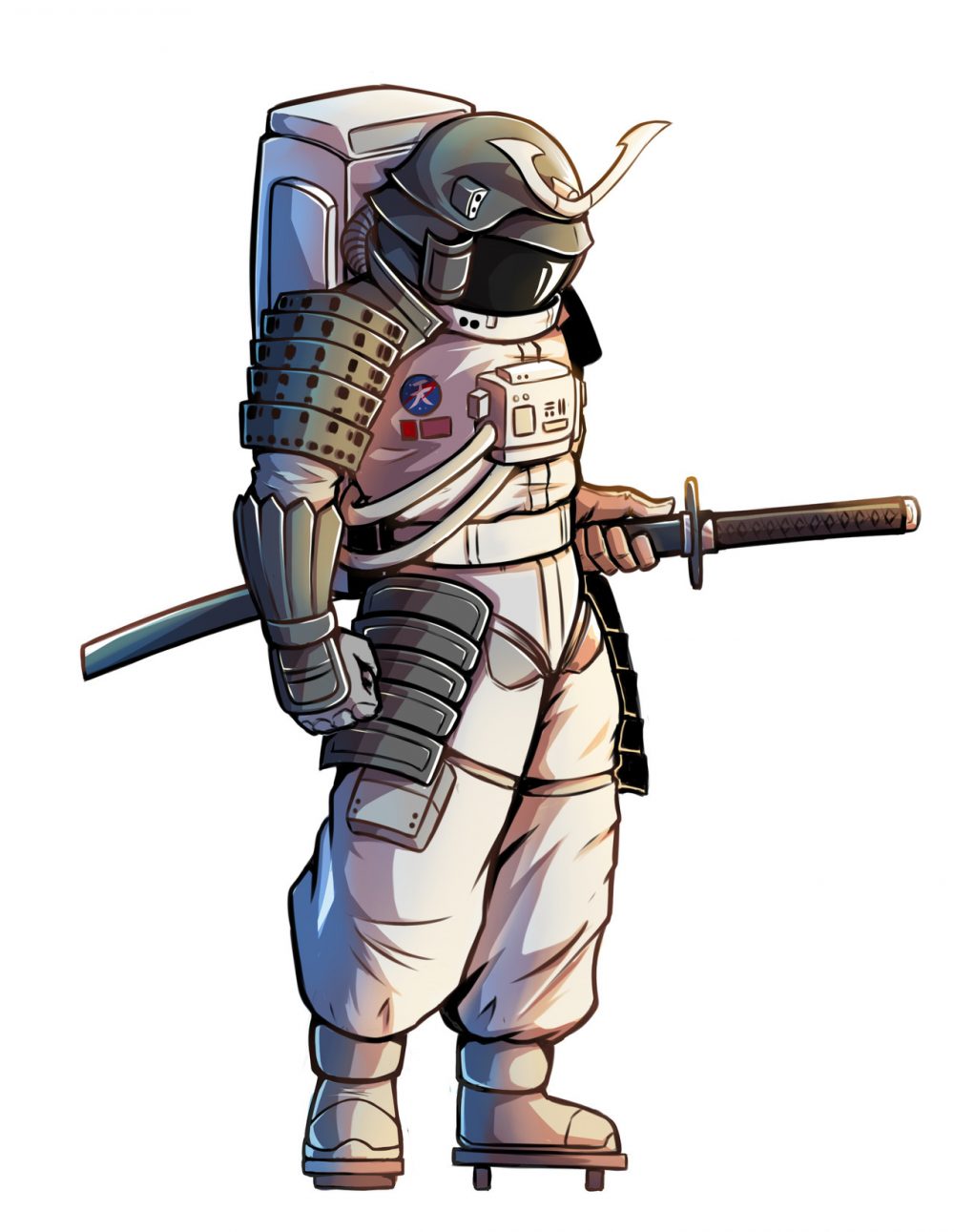 Astro Samurai by RifkyR Raiderfryink - MyConfinedSpace