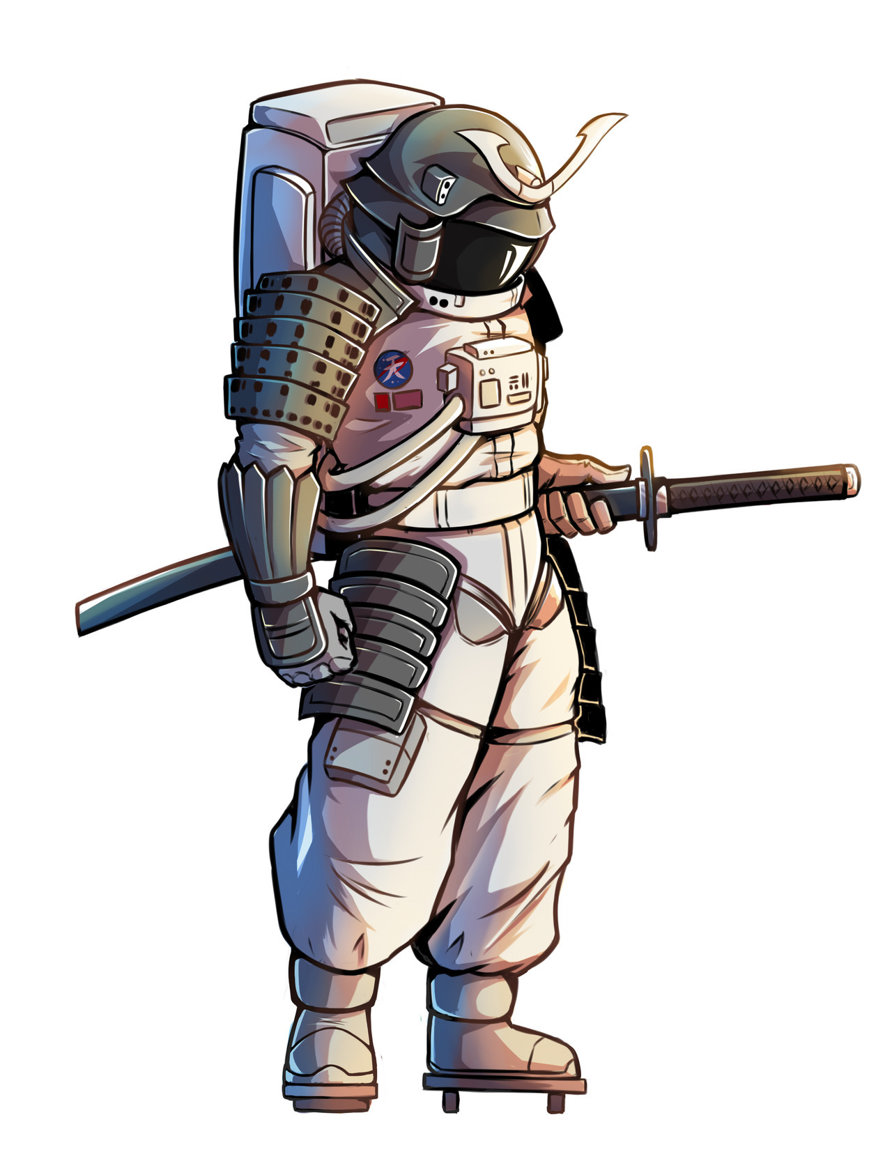 Astro Samurai by RifkyR Raiderfryink - MyConfinedSpace