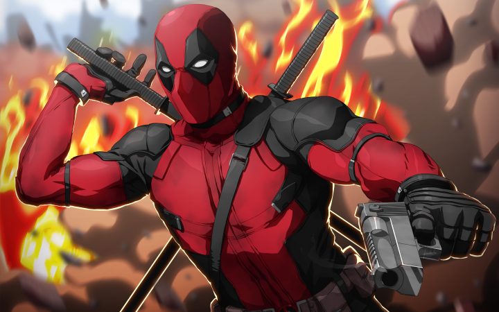 Deadpool in Flames - MyConfinedSpace MyConfinedSpace
