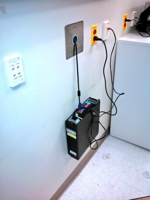 hanging server - MyConfinedSpace