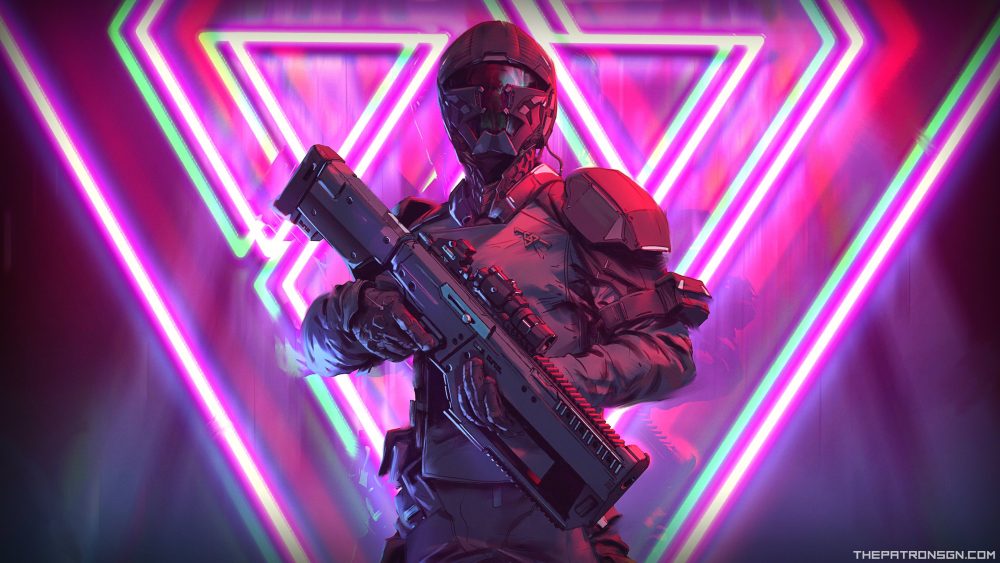 Neon Soldier - MyConfinedSpace