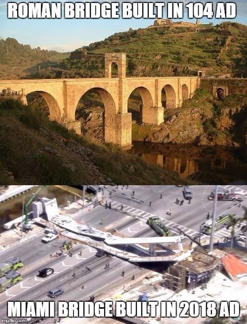 Roman vs American Bridges - MyConfinedSpace