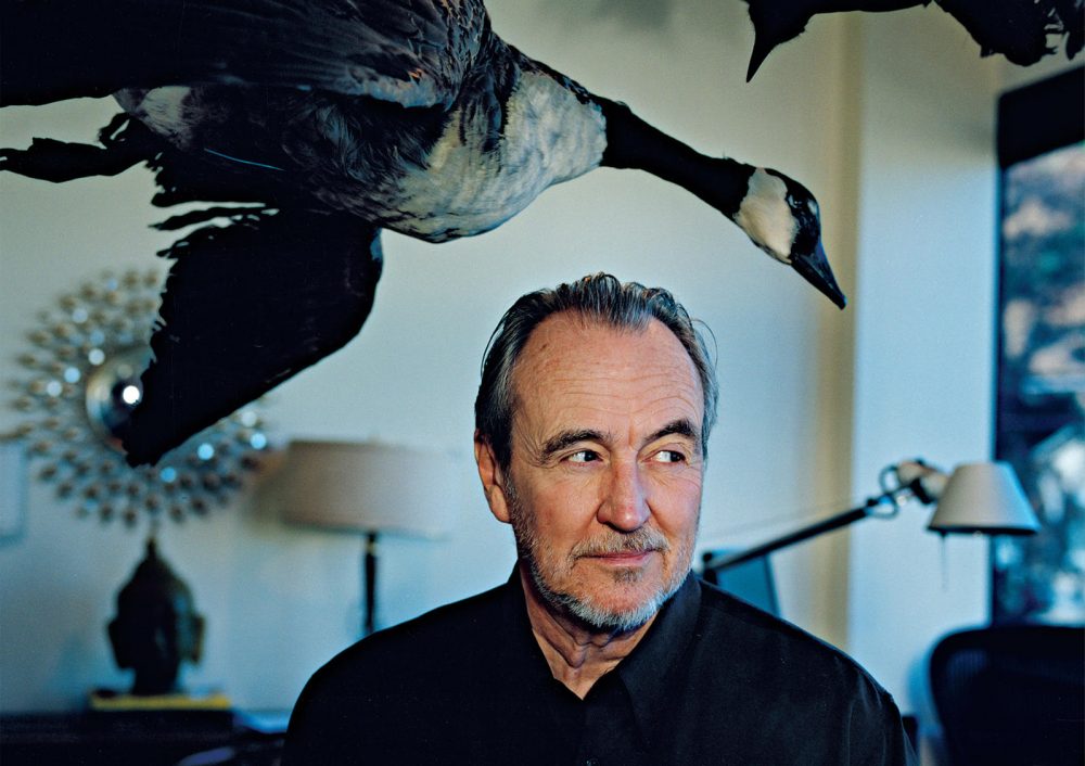 Wes Craven with demon geese - MyConfinedSpace