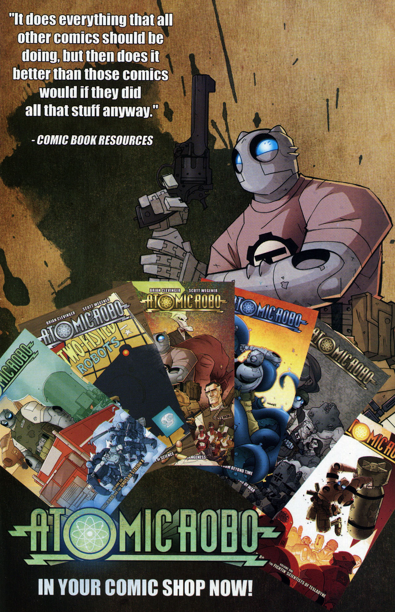 Atomic Robo in your comic shop now - MyConfinedSpace MyConfinedSpace