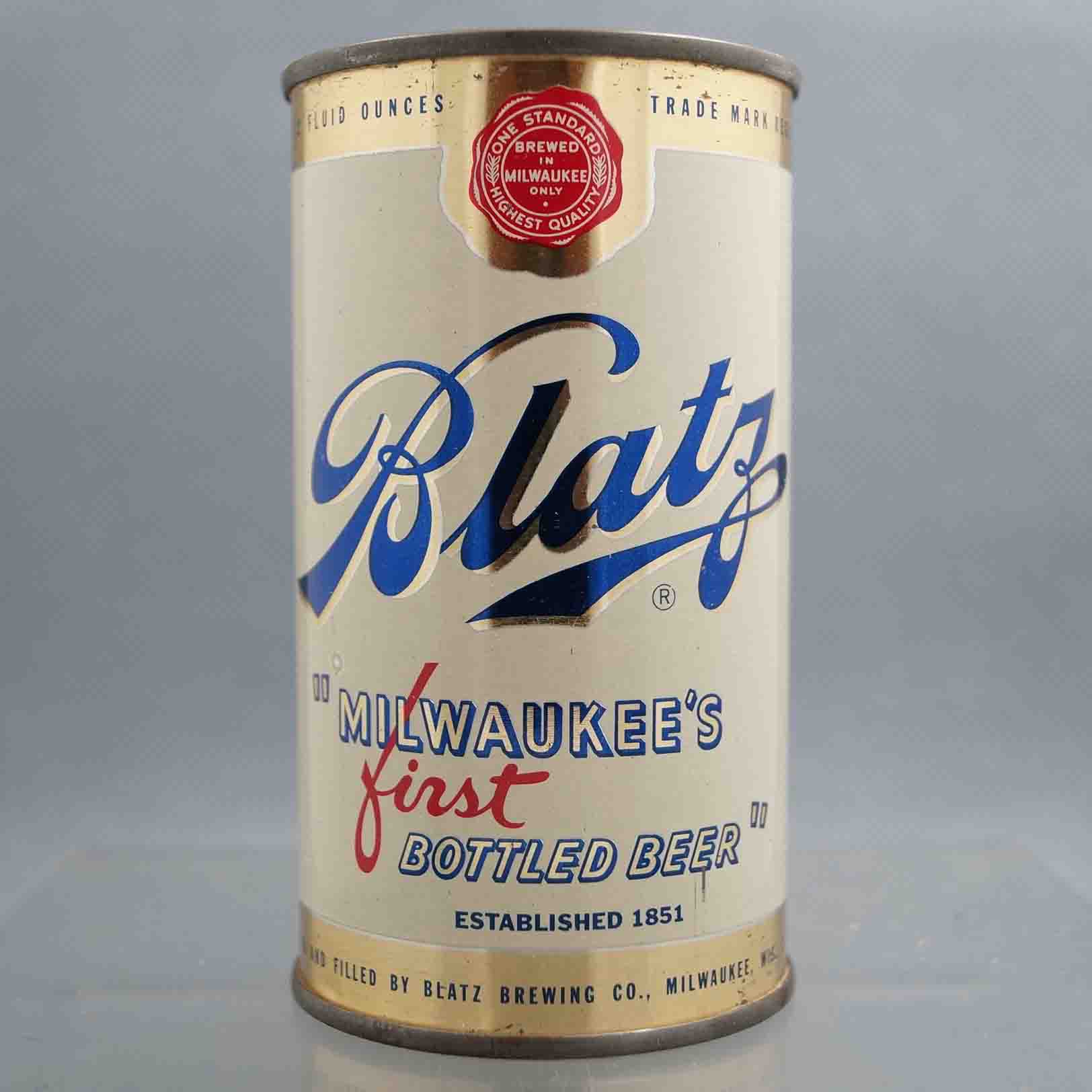 Blatz - First Bottled Beer in a Can - MyConfinedSpace