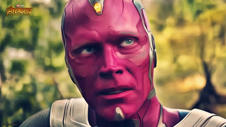 vision in avengers infinity war 2018 4k lv - MyConfinedSpace