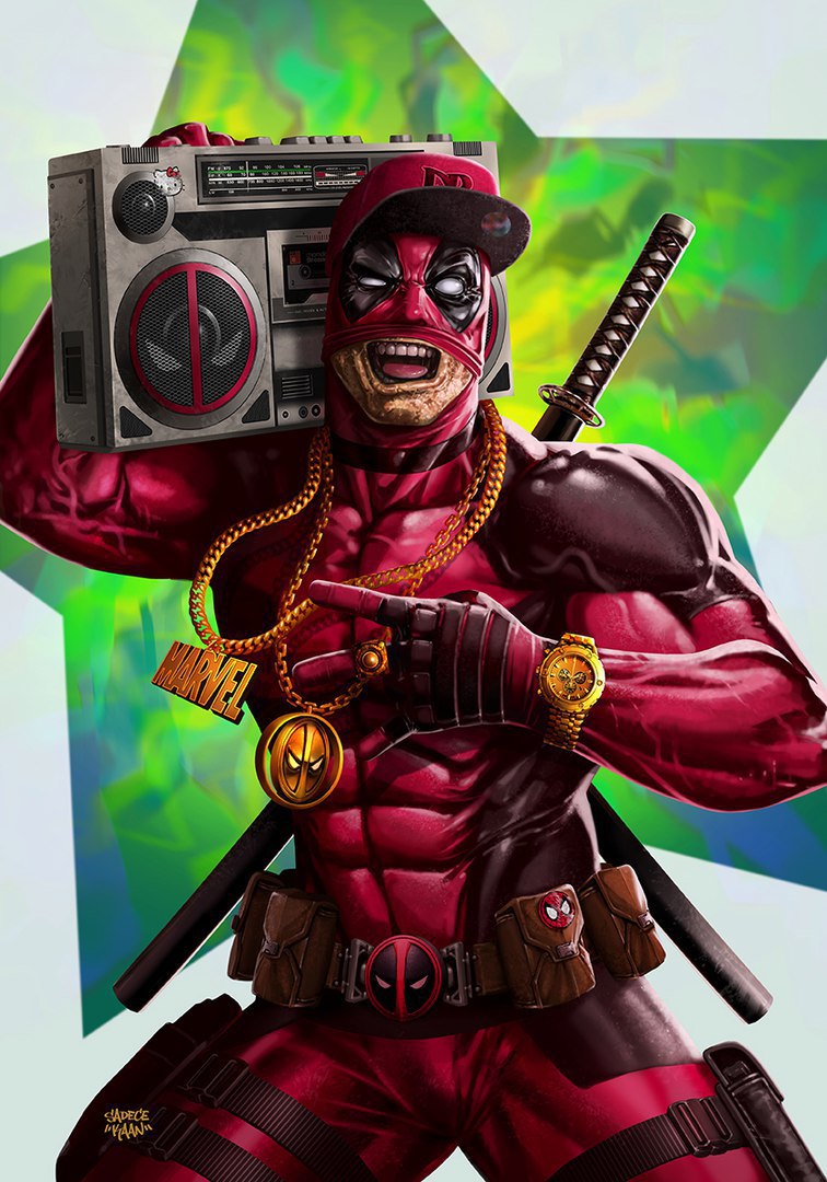 Deadpool Ghetto Blaster - MyConfinedSpace