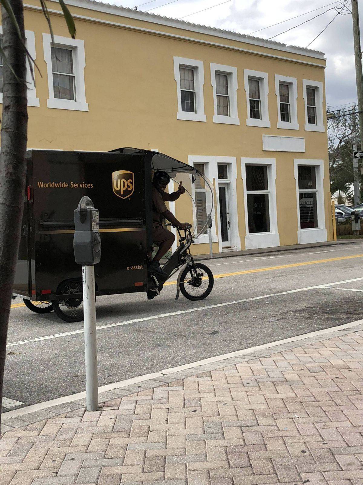UPS biker - MyConfinedSpace