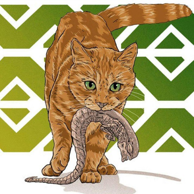 jones eating an alien - MyConfinedSpace