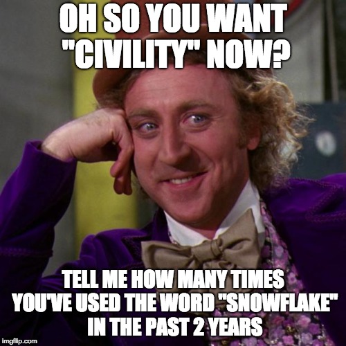 you want civility now - MyConfinedSpace