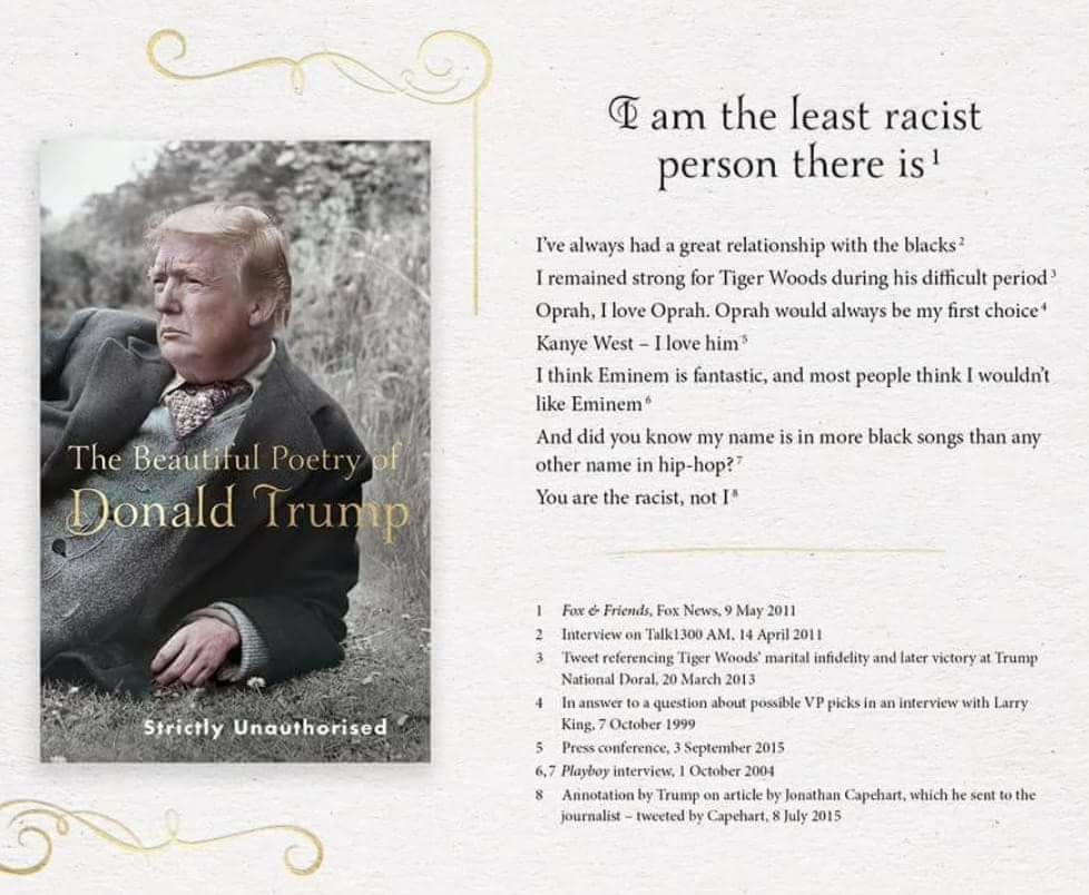 The Beautiful Poetry of Donald Trump - MyConfinedSpace